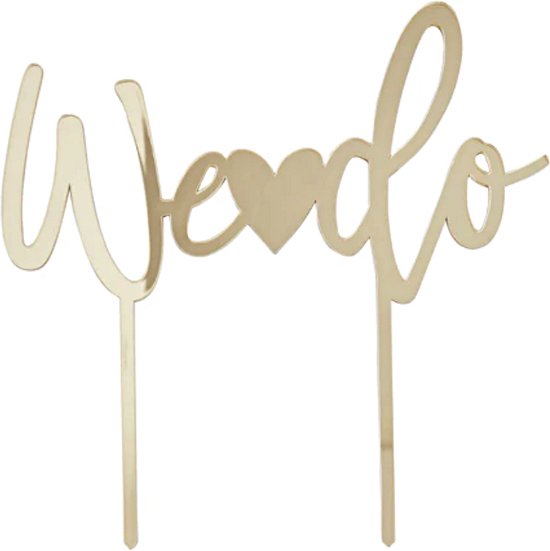 'We do' - Gold Mirror | bol.com