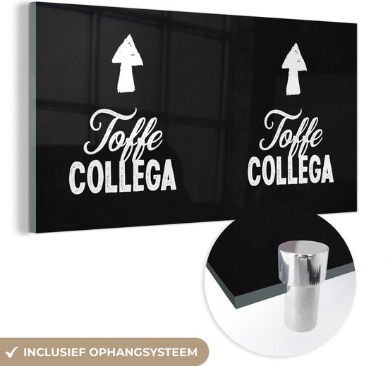 MuchoWow® Glasschilderij 120x60 cm - Schilderij acrylglas - Baan ...