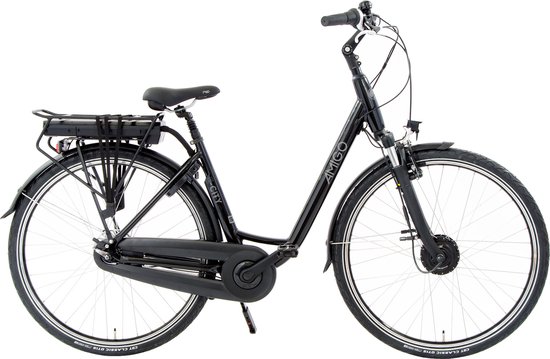 AMIGO E-City S2 Ebike - Elektrische Stadsfiets voor Dames - 28 Inch ...
