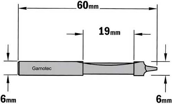 CMT - Boor- en uitloopfrees met geleiding tegen de frees, HW - Frees ...