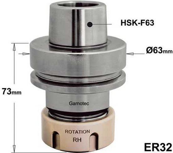 CMT - HSK precisie-spantanghouder ER32 - Snijgereedschappen | bol