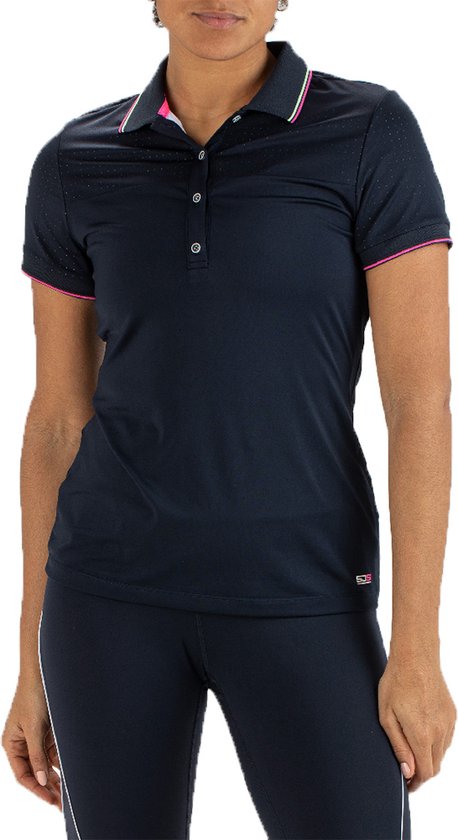 Sjeng Sports Chantal Polo Dames Donkerblauw M/38 | bol