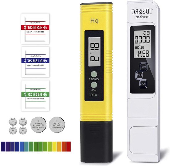 Digitale PH Tester TDS Meter Waterkwaliteit Tester - Hoge Resolutie TDS ...