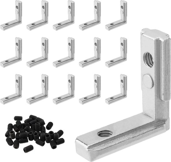 Luvetrex ® Hoekverbinders Set van 16, T-Slot Binnenhoek 2020 ...