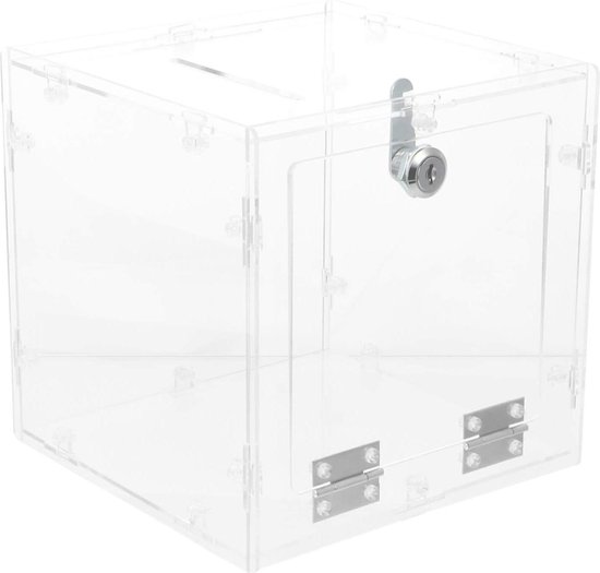 Grote Acryl Box met Duidelijk Slot voor Stembrief Ticket - Opmerkingen ...