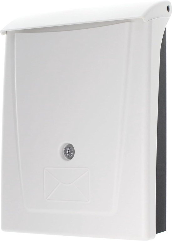 Outdoor Wall Mounted Plastic Posta Free Post A4 Weatherproof Mailbox ...