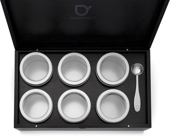 Grote theedoos van zwart hout - 355 x 208 cm - Theedoos zonder venster ...