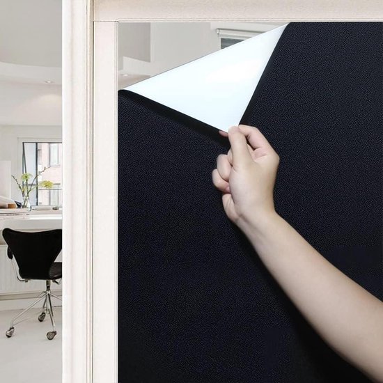 Blackout Window Film for Glass Windows Home Office - Privacy Film Anti ...