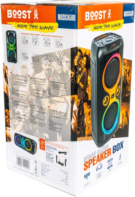 BoosT Musica 500 - Standalone Luidspreken 500W | bol