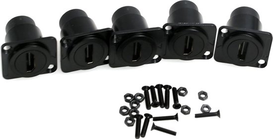 Bulkhead Extension HDMI Vrouwelijke Connector D Type Panel Mount 4K ...