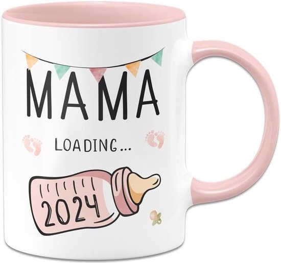 Mama loading 2024 Mok - Perfect voor Zwangerschapsverkondiging | bol