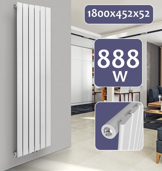 Aquamarin Badkamerradiator - Verticaal - Handdoekradiator ...