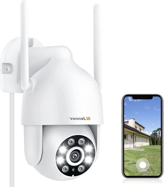 Bewakingscamera Buiten WiFi 3MP - Elektrische IP Camera voor Buiten | bol
