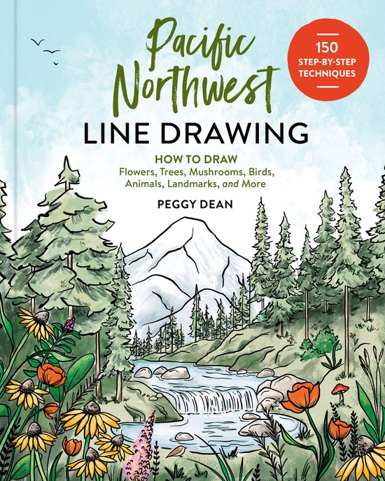 Pacific Northwest Line Drawing, Peggy Dean | 9781632175601 | Boeken | bol