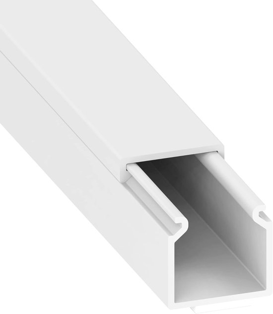 Zelfklevende Kabelgoot PVC 15x15mm - Kabelbescherming en Afwerking voor ...