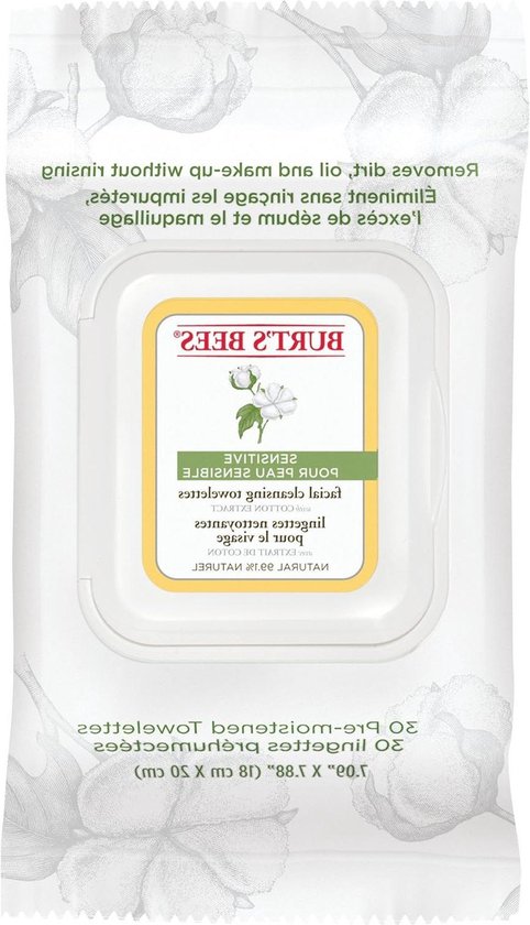 Natuurlijk vochtige doekjes voor gezichtsreiniging - gevoelige huid ...