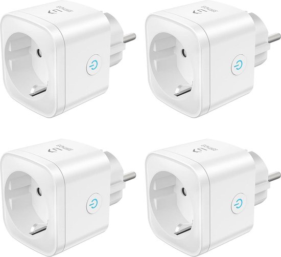 Smart Plug 16A 3680W met Stroomverbruikmeter - Spraakbesturing, Timer ...