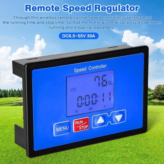 12V 24V 36V 48V Motor Speed Controller Wireless Remote Control - Start ...