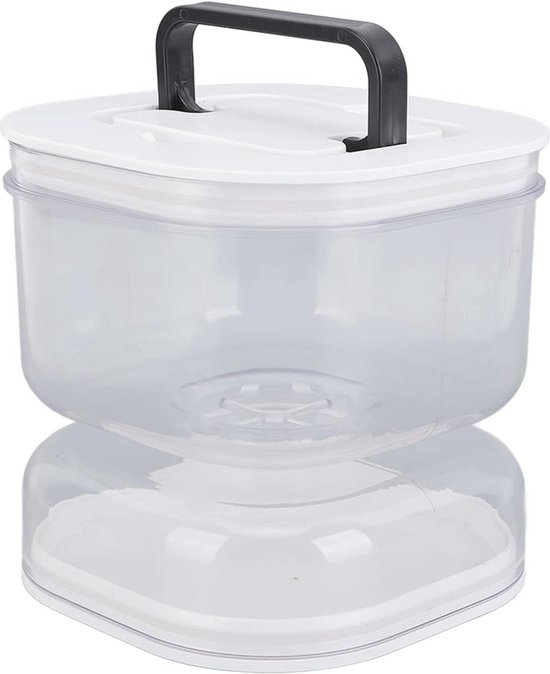 Flip Pickle Jar with Strainer - Airtight Food Storage Container | bol