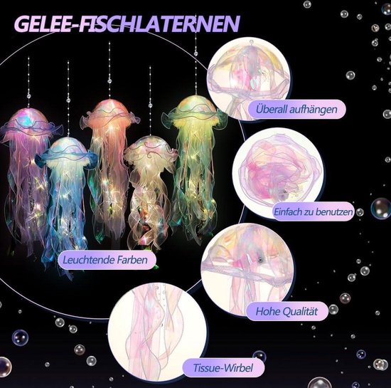 Sfeerverlichting Kwallen Lampen - decoratieve sfeerverlichting -... | bol