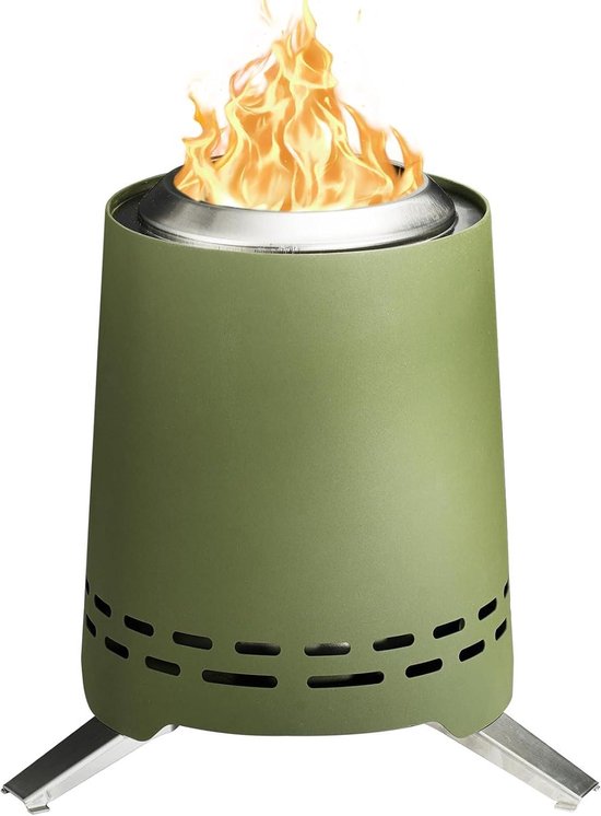 Vuurkorf Draagbare Tafelvuur met Draagtas - Pellets Hout Camping Tuin ...