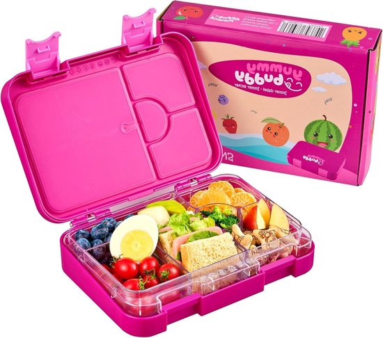 Boîte à pain YummyBuddy Snack box à compartiments - boîte de pause ...