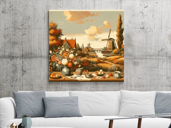 Abstract vermeer schilderij | Verrassende abstractie van Vermeer, een ...