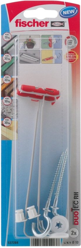 Fischer 537264 fischer DuoTec 10 RH K NV Deuvelset 50 mm 1 set(s) | bol