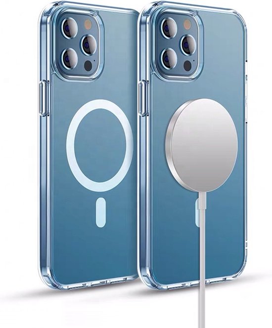 Mobiq - Transparent Mag Case iPhone 13 Mini - transparent | bol.com