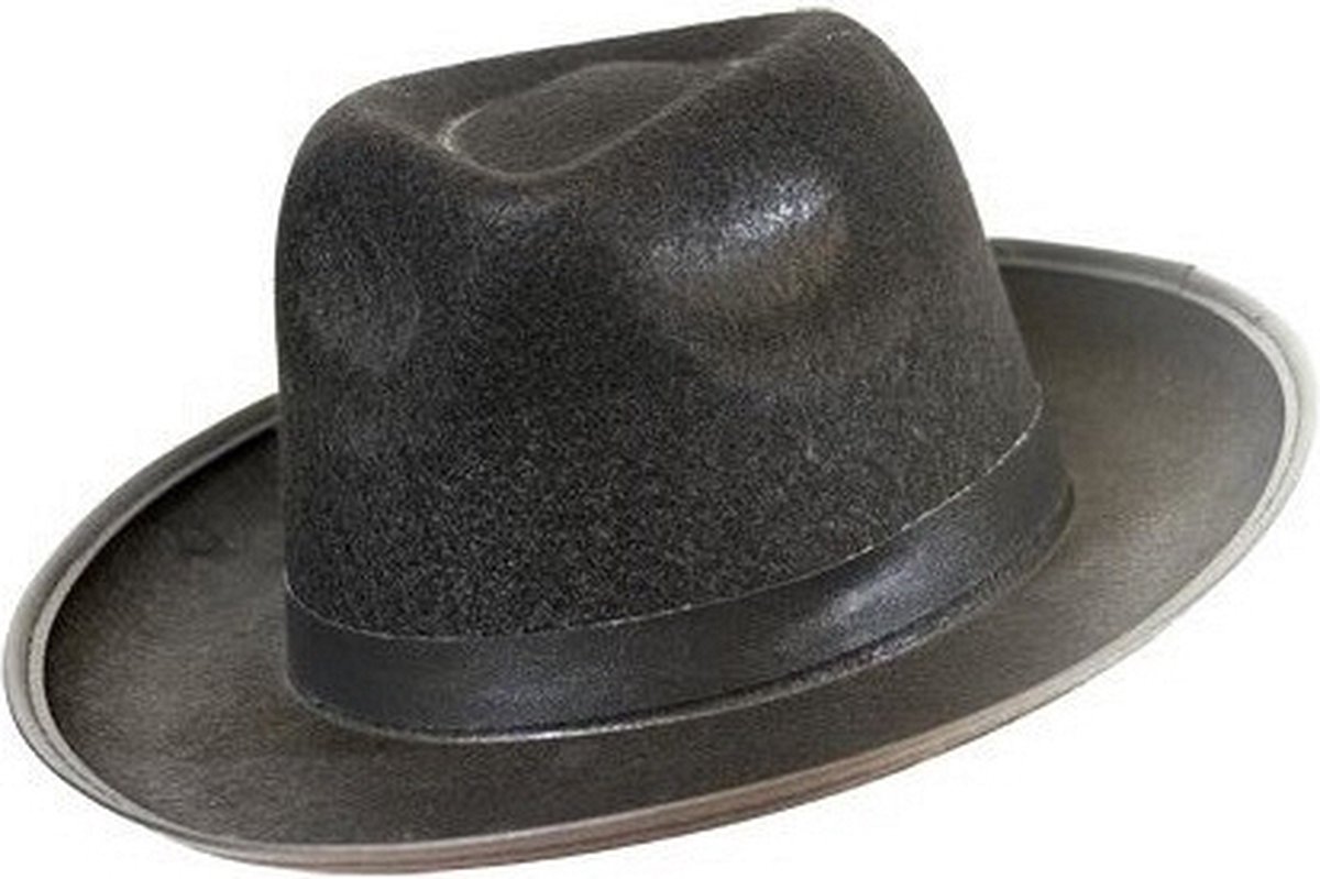 Zwarte carnaval/verkleed gangster/maffia/blues hoed | bol.com