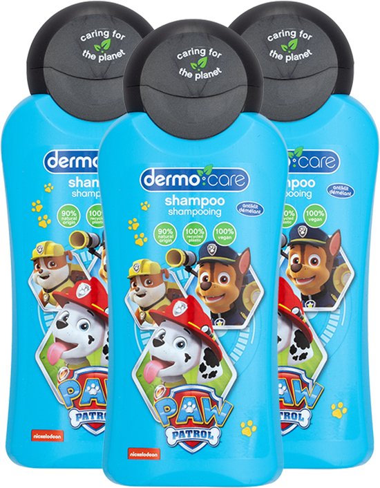 Dermo Care - Paw Patrol - Shampoo - 3 x 200ml - Voordeelpack | bol