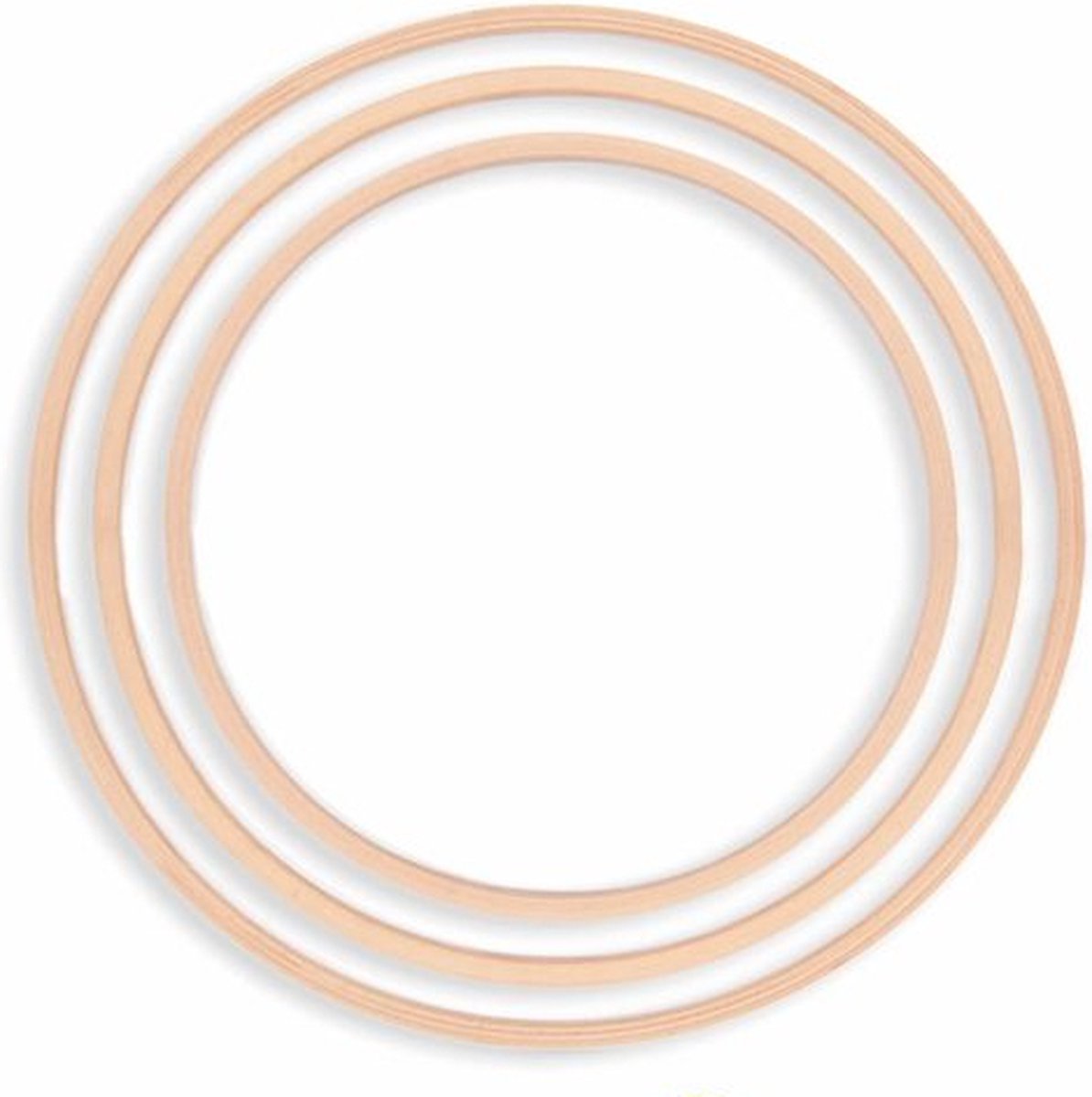 Adhome Hoelahoep hoepel in hout - 70 cm doorsnede | bol