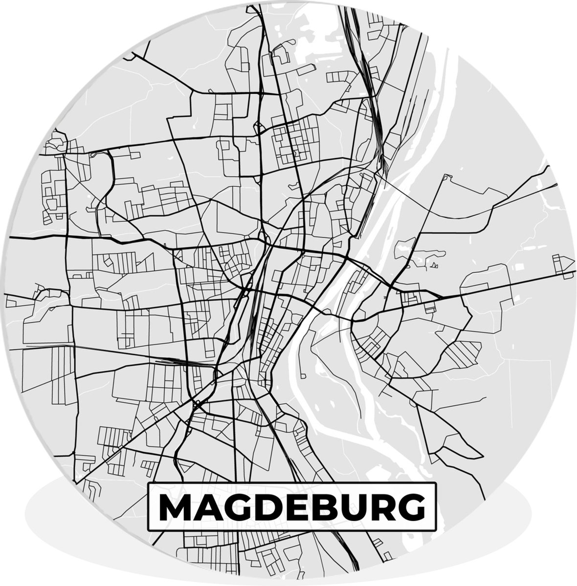 Wall Circle - Wall Circle Inside - Allemagne - Plan de la ville - Carte ...