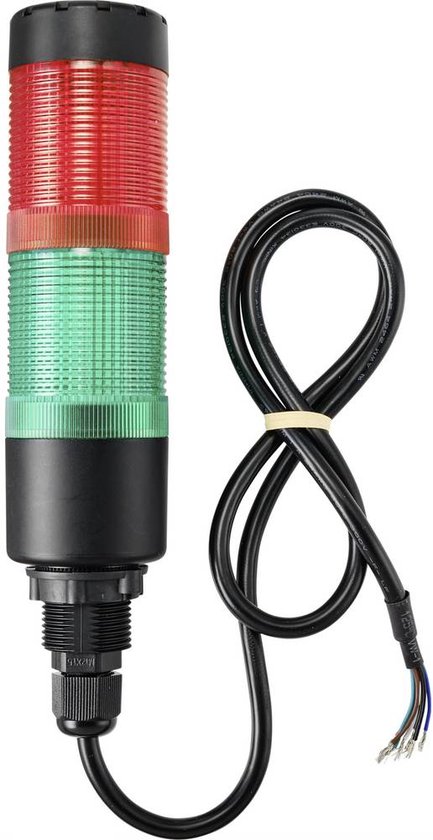 TRU COMPONENTS Signaalzuil TC-9539292 LED Rood, Groen 1 stuk(s) | bol