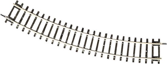 H0 Roco RocoLine (zonder ballastbed) 42422 Gebogen rails 12 stuk(s) | bol