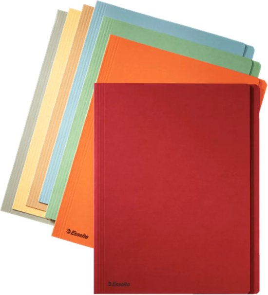 Esselte Manilla Inlegmap A4 - Rood - per 50 stuk | bol.com