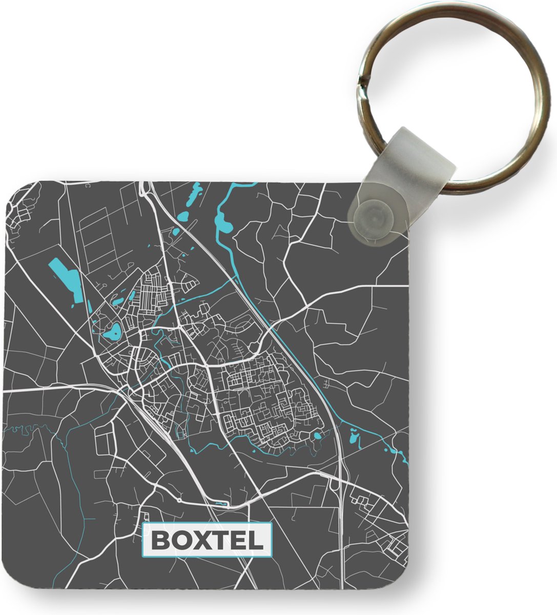 Sleutelhanger - Uitdeelcadeautjes - Boxtel - Stadskaart - Kaart ...