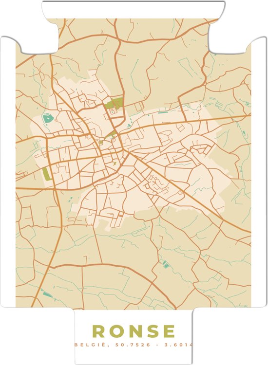 Verwisselbare print voor Fotokoffer - België - Plattegrond - Kaart ...