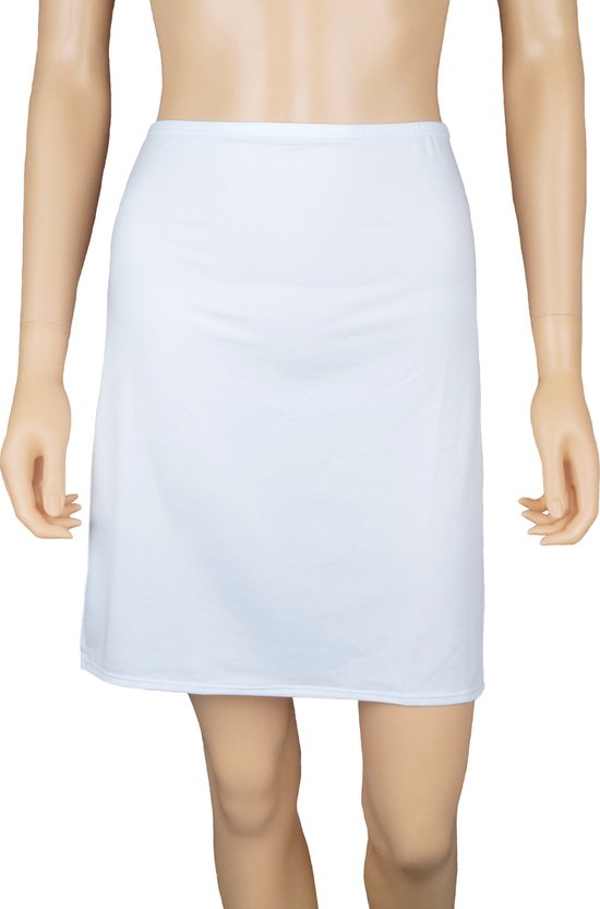 5568 Dames onderrok kort (50cm) Wit maat XXL | bol
