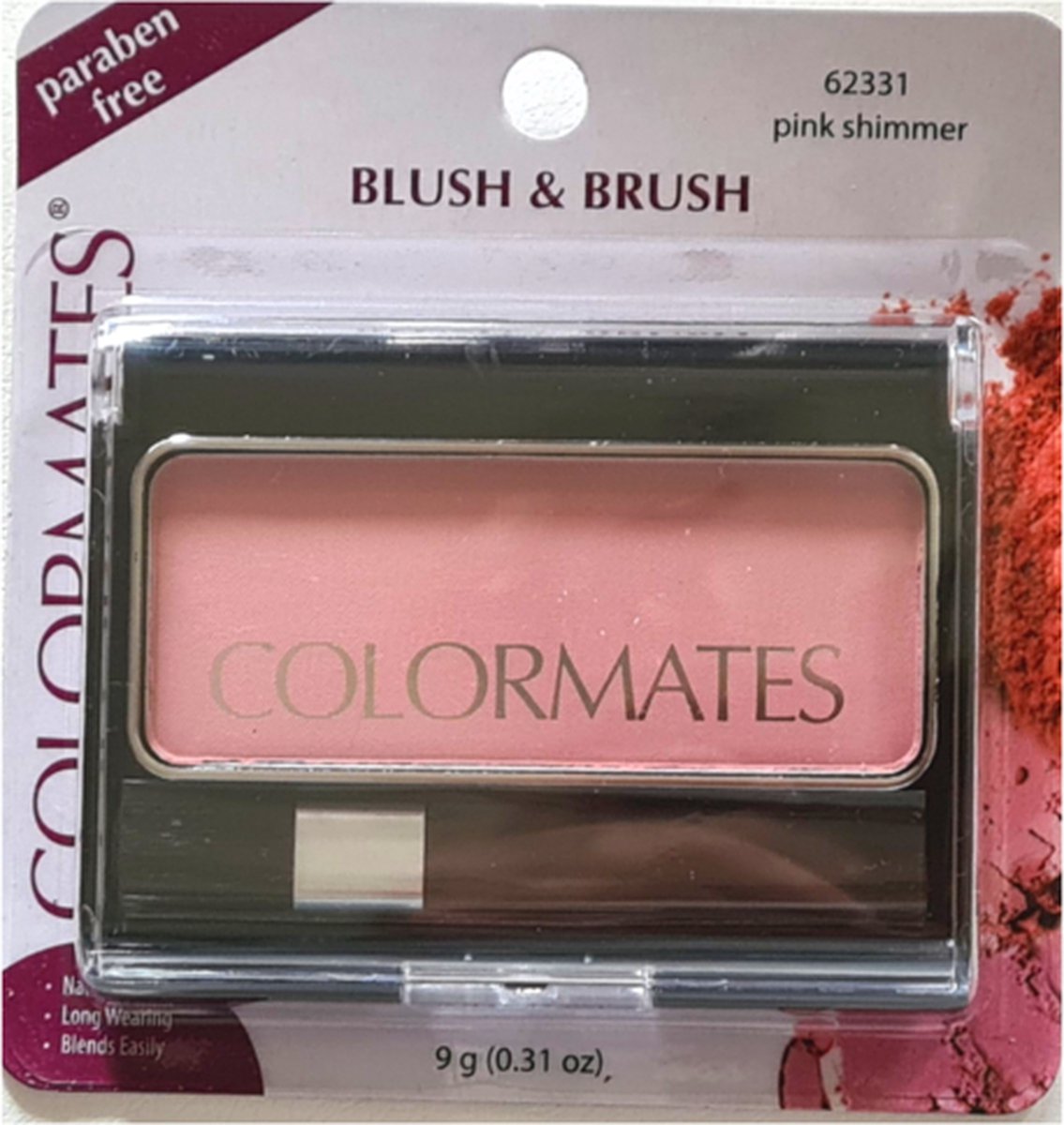 Colormates - Blush & Brush - 62331 - Pink Shimmer - Roze - 9 g | bol.com