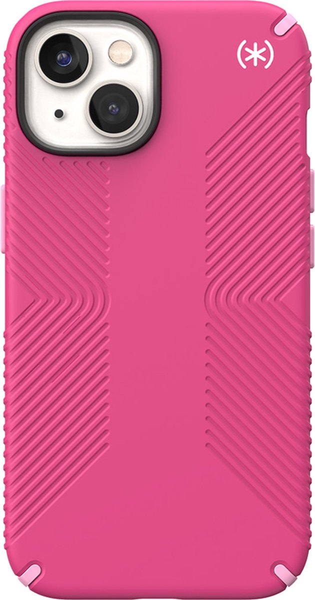 Speck Presidio2 Grip + MS Apple iPhone 14 Digital Pink - with Microban ...