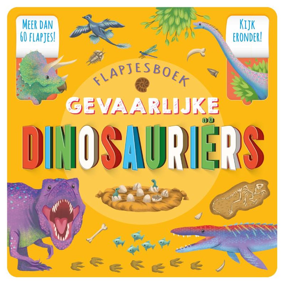 Flapjesboek Gevaarlijke dinosauriërs, Helen Catt | 9789036645966 | Boeken | bol