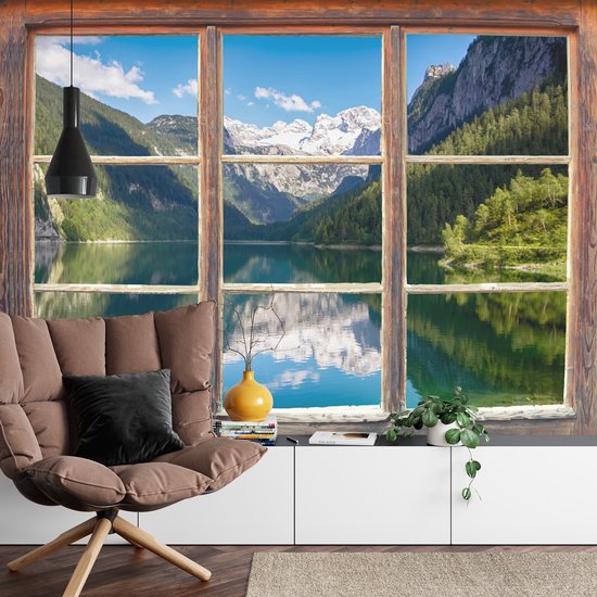 Fotobehang Fensterblick Gosausee | bol