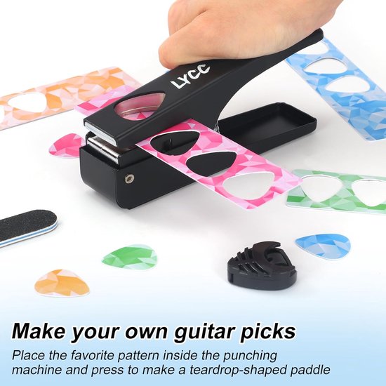 Gitaar Plectrum Maker - Pick Punch Kit - DIY Plectrums Maken ...