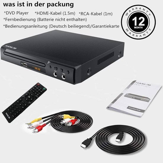 DVD Speler met HDMI - Blu Ray Spelers - Externe DVVD Speler | bol