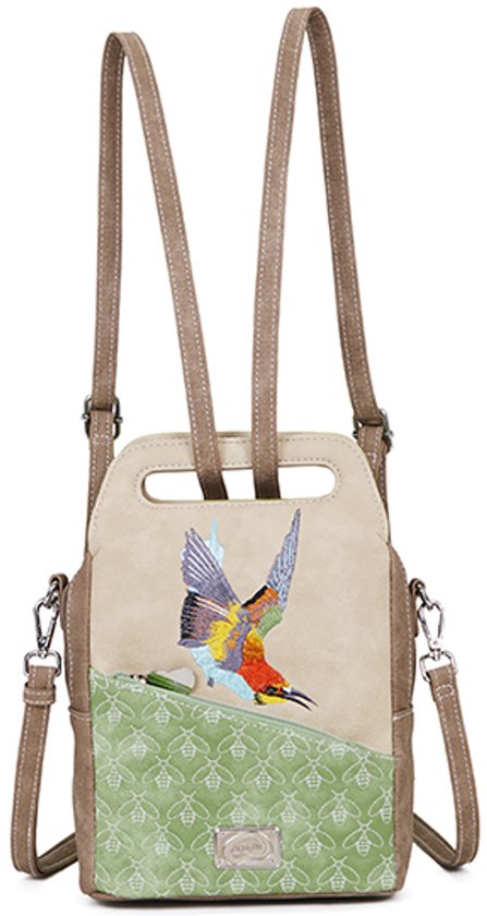 Hi-di-hi Rugzak/Schoudertas Zzzerenade Beige/Mint | bol