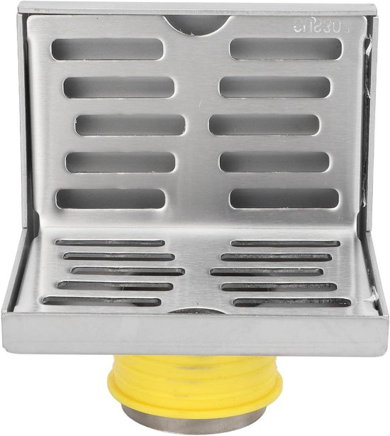 L-vormig RVS Afvoerputje met Afdichtingspakking voor Badkamer Keuken ...