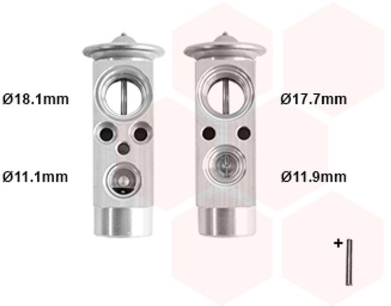 EXPANSIEVENTIEL AIRCO VOOR MERCEDES BENZ C-CLASS CL203 2000-2008 ...