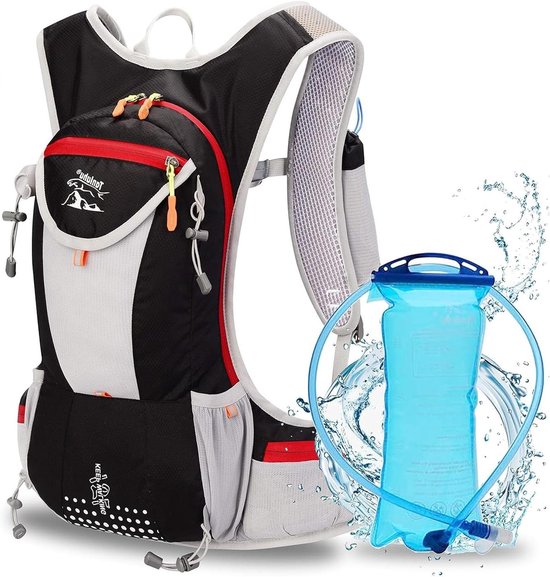 Hydration Pack Backpack with 2 Litre BPA Free Bladder - Adjustable ...