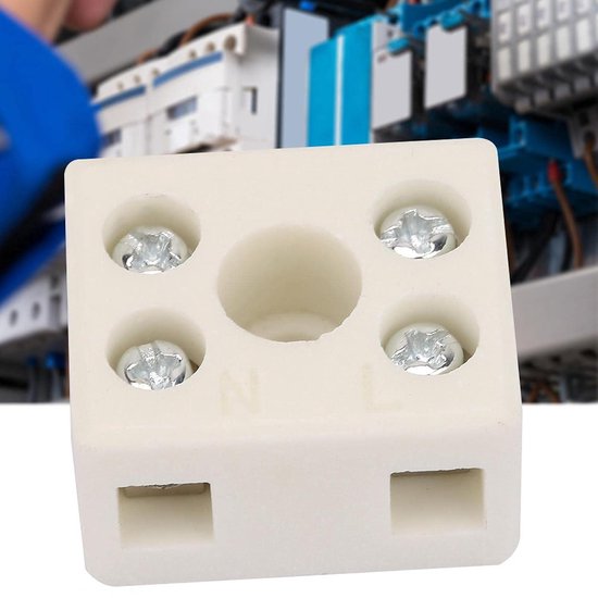 Hoge kwaliteit keramisch aansluitblok 5 stuks draadconnector 2 positie ...